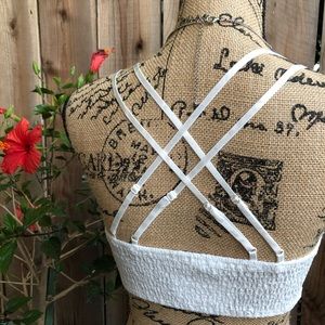 Intimates & Sleepwear | Daisy Criss Cross Bralette Adjustable Straps ...